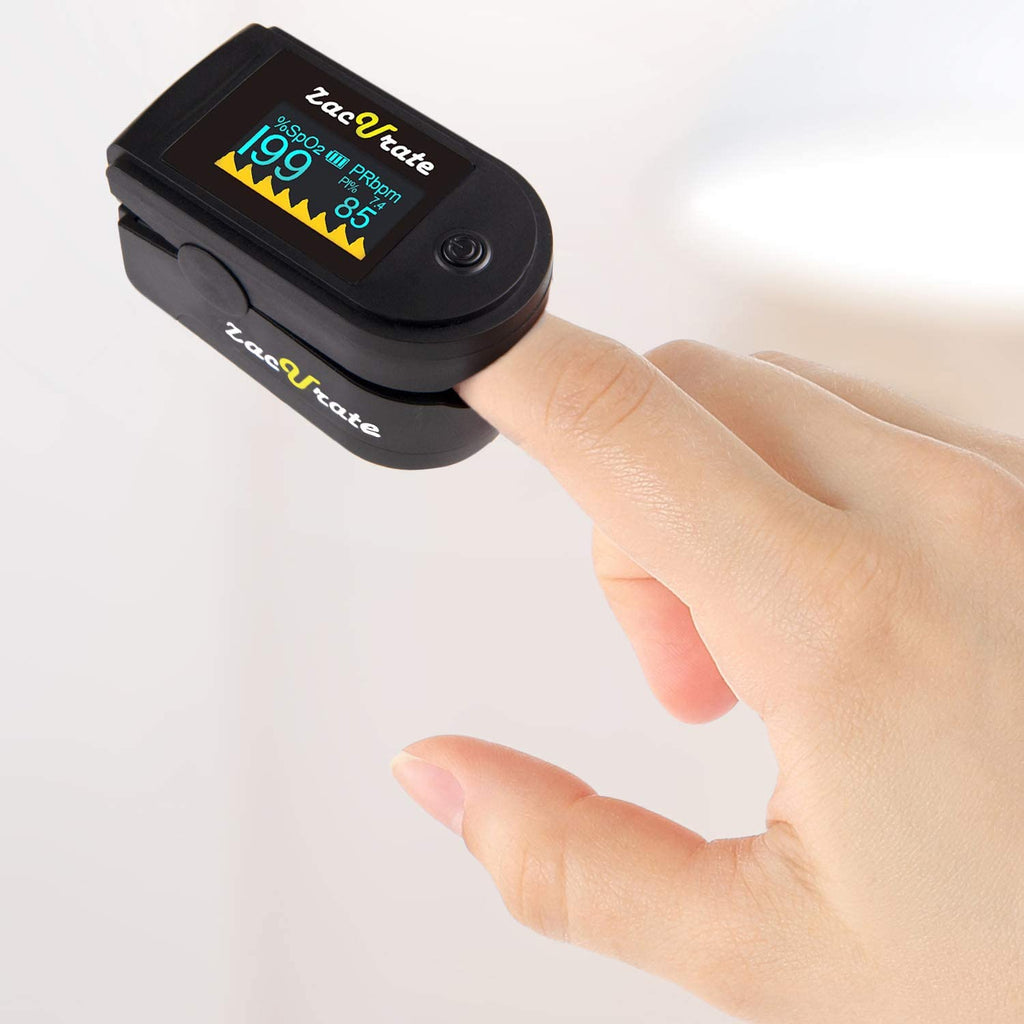 Zacurate 500C Elite Fingertip Pulse Oximeter (Mystic Black) – Beyond ...